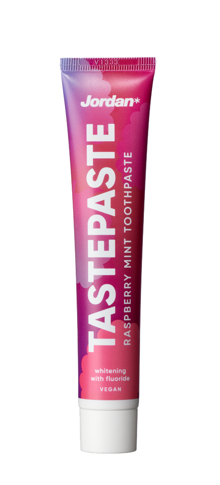 Jordan Tastepaste Raspberry Mint zubná pasta, 50 ml - Profimed.eu