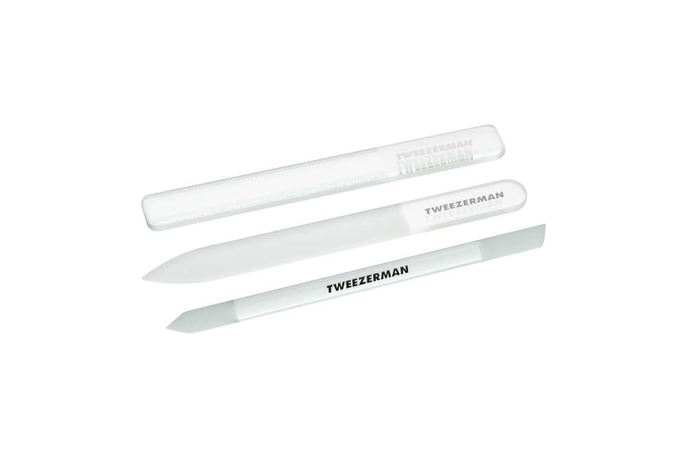 Tweezerman Glass Manicure Set, súprava na manikúru zo sklenených ...